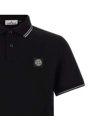 Stone Island 2200010' Polo Shirt - Black