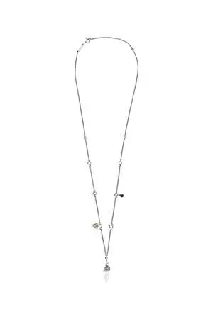 ANN DEMEULEMEESTER Impi Necklace With Quartz - Silver