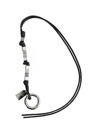 MAISON MARGIELA Letters Keyring - Black