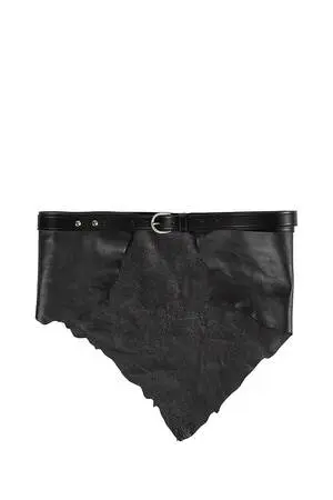 ANN DEMEULEMEESTER Distressed Sheep Leather Belt
