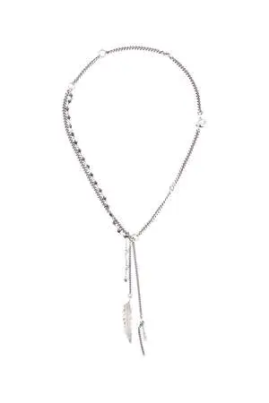 ANN DEMEULEMEESTER Maiko Feather Necklace