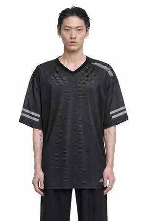 WHOMADEWHO X Over Bunny Football Tee - Grey