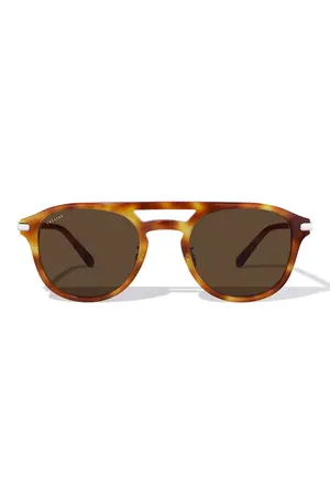 COSSINO Coast 50mm Round Acetate Sunglasses - Tortoiseshell