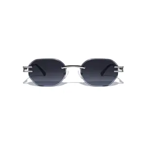 COSSINO Emil Rimless Sunglasses - Black