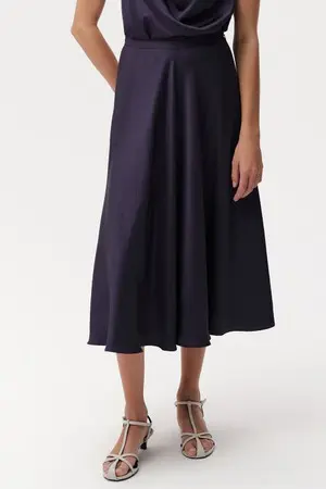 EXQUISE Calais Skater Midi Skirt