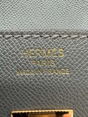 Hermès Birkin 25cm Sellier Gris Meyer Madame Leather Gold Hardware - Grey
