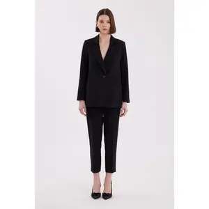 GIZIA Jacket And Carrot-leg Pants Set