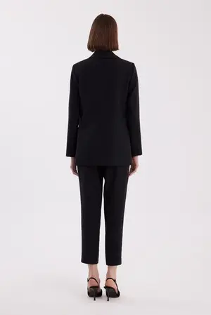 GIZIA Jacket And Carrot-leg Pants Set