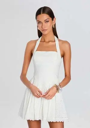 Hemant & Nandita Hina Corseted Mini Dress