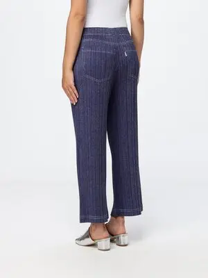 Issey Miyake Cropped Flared Trousers