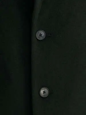 REISS Knight Wool-blend Single-breasted Coat - Green