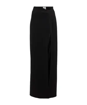 Galvan Alicja Jersey Maxi Skirt - Black