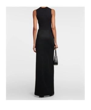 Galvan Alicja Jersey Maxi Skirt With Slit