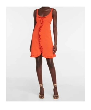 Giambattista Valli Ruffled Crêpe Minidress