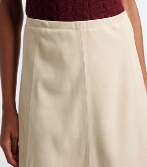 Vince Suede Midi Skirt