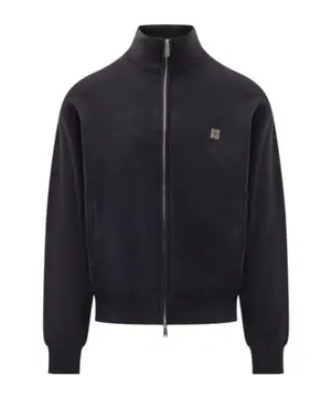 Dsquared2 Metal Upside Down Knit Cardigan - Navy Blue