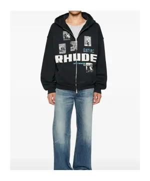 Rhude Long-sleeved Hooded Sweatshirt