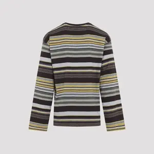 Dries Van Noten Striped Long Sleeved T-shirt