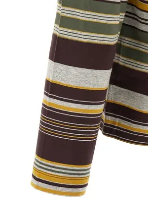 Dries Van Noten Striped Long Sleeved T-shirt - Black