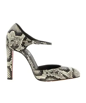 CHRISTIAN LOUBOUTIN Stiletto-heeled Sandals - Black
