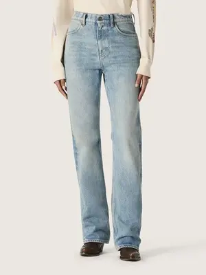 GOLDEN GOOSE Straight-leg Distressed Jeans