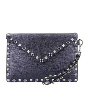 Valentino Garavani Flip-top Clutch - Black