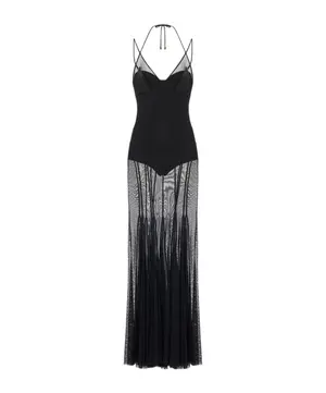 Elisabetta Franchi Sheer Evening Dresses
