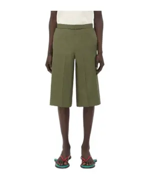 Bottega Veneta Compact Cotton Shorts