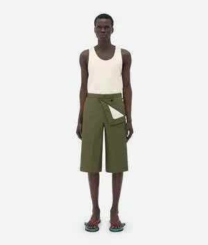 Bottega Veneta Compact Cotton Shorts
