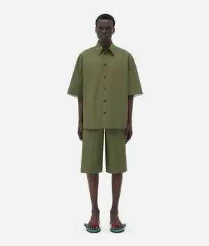 Bottega Veneta Compact Cotton Shorts