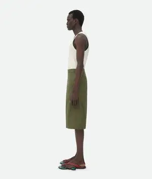 Bottega Veneta Compact Cotton Shorts