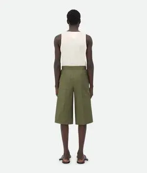 Bottega Veneta Compact Cotton Shorts
