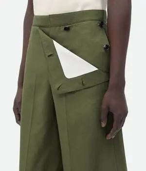 Bottega Veneta Compact Cotton Shorts