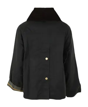 Barbour Logo Embroidered Long-sleeved Jacket