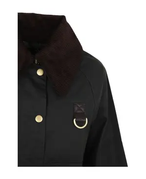 Barbour Logo Embroidered Long-sleeved Jacket