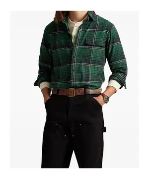 Polo Ralph Lauren Brushed Twill Plaid-pattern Shirt
