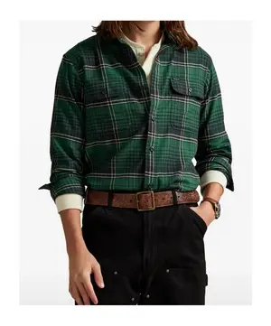 Polo Ralph Lauren Brushed Twill Plaid-pattern Shirt