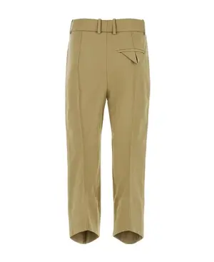 Bottega Veneta Cropped Straight Leg Trousers
