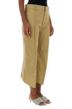 Bottega Veneta Cropped Straight Leg Trousers