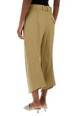 Bottega Veneta Cropped Straight Leg Trousers
