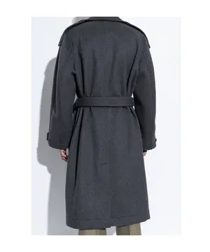 Bottega Veneta Belted Double Breasted Coat