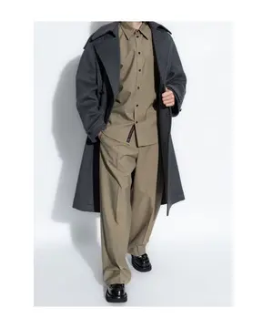 Bottega Veneta Belted Double Breasted Coat