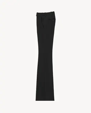 Saint Laurent Flared Pants In Cashmere