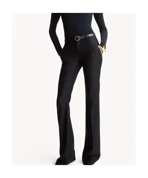 Saint Laurent Flared Pants In Cashmere