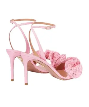 AQUAZZURA Raffia Sandals