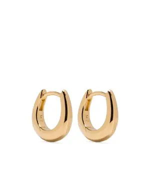 Tom Wood Half Circle Hoop Earrings - Yellow