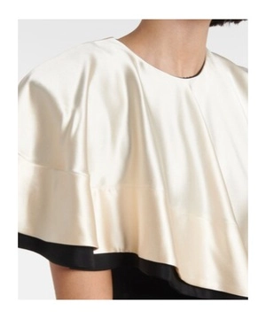 Altuzarra Silk Gown With Asymmetric Draped Overlay