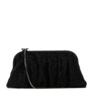 Benedetta Bruzziches Venus Mesh Clutch Bag - Black