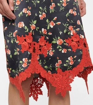 Rabanne Floral Printed Midi Dress