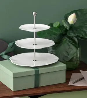 VILLEROY & BOCH Pura 3-tiered Cake Stand
